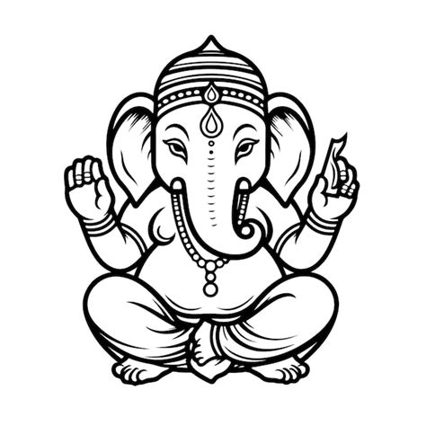 Update Ganpati Outline Sketch Seven Edu Vn