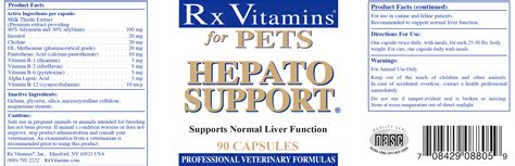 Rx Hepato Support Dr Judy Morgans Naturally Healthy Pets