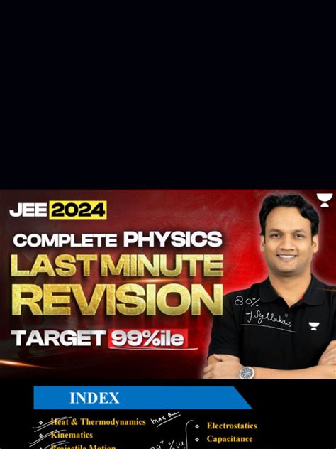 Complete Physics One Shot Pdf