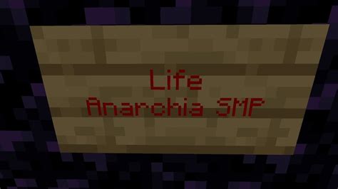 🔴live Anarchia Smp Youtube