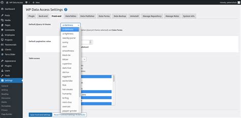 Global Styling Wp Data Access