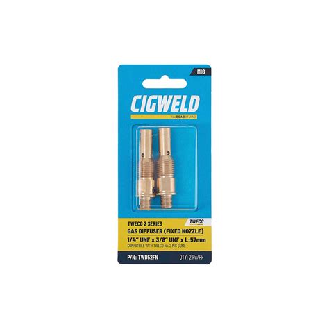 Cigweld Tweco 2 Diffuser Fixed Nozzle Days Industrial
