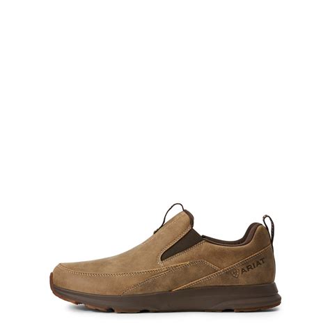 Ariat® Mens Spitfire Brown Bomber Slip On Shoes Solanos Boot