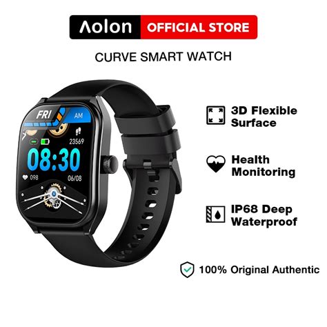 AOLON Curve Smart Watch IP68 Waterproof 2 01 Inch Curved IPS Screen