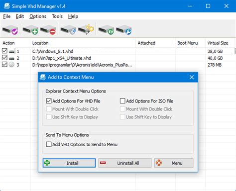 Simple Vhd Manager V14 Vhd 管理器 V14 软件大巴下载站