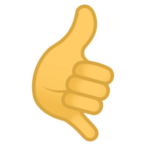 🤙 Ruf Mich An Handzeichen Auf Joypixels 40