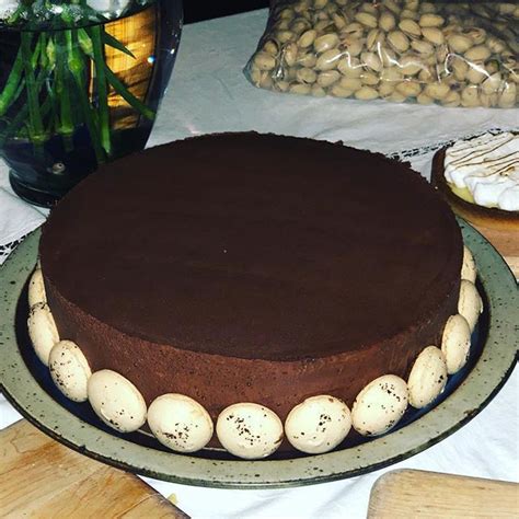 Chocolate Mousse Passion Fruit Cake
