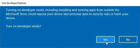 How To Enable Windows 10 Developer Mode