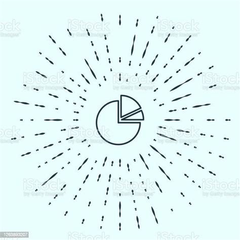 黑線餅圖資訊圖圖標隔離在灰色背景上圖表符號抽象圓隨機點向量插圖向量圖形及更多connect The Dots 英文諺語圖片
