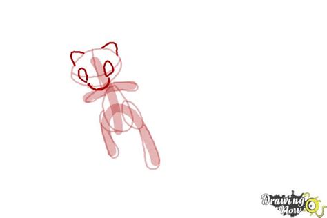 How To Draw Mew From Pokemon DrawingNow