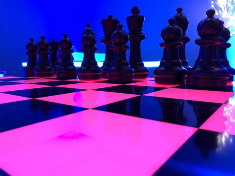 Giant Led Chess Board Game Rental Lets Party