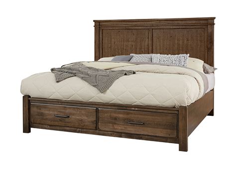 Artisan And Post Cool Rustic Traditional California King Mansion Bed With