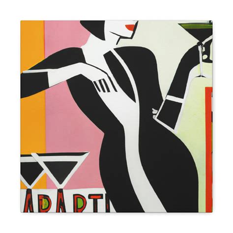 Toasting The Martini Flair Canvas