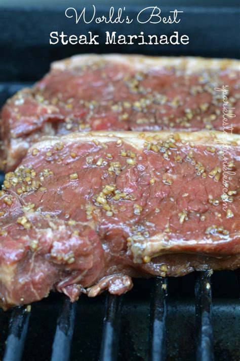 Worlds Best Steak Marinade Recipe