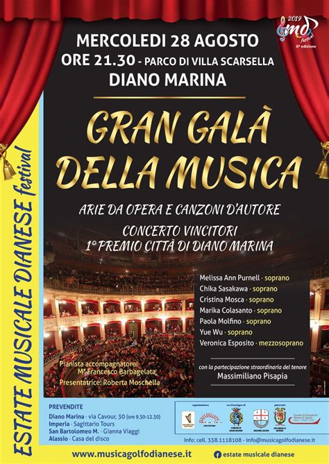 Diano Marina Grande Attesa Per La Serata Di Domani A Villa Scarsella In Scena Il Gran Galà