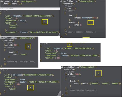 Mongodb Array Update Operators Web Development