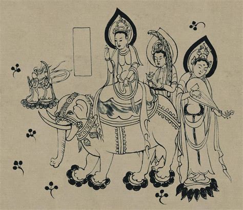 神游千年大美敦煌隋 397窟278窟西龛两侧壁画夜半逾城乘象入胎高清大图 知乎