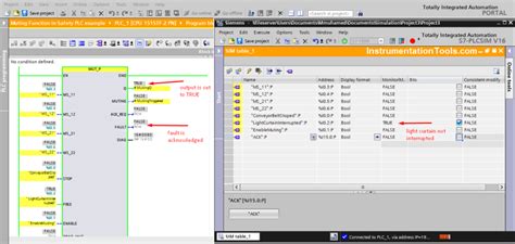 Muting Function Of Safety Control Circuits Plc Example