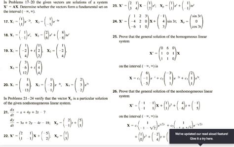 Solved In Problems 11 16 Verify That The Vector X Is A