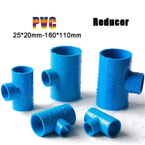 Pvc Reducing Tee Pipe Fitting T Piece Reducer Connector Adapter 12 To