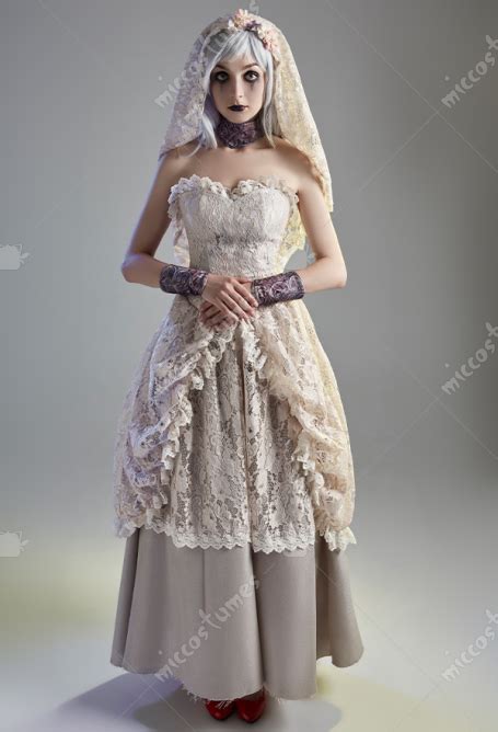 Angie Wedding Gown Costume Resident Evil Village 8 Cosplay Top