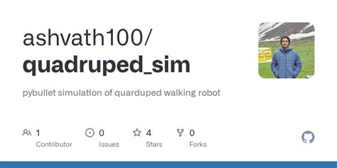 Github Ashvath100quadrupedsim Pybullet Simulation Of Quarduped
