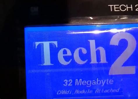 How To Self Test With Gm Tech2 Candi Module