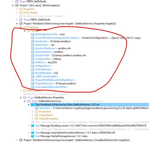 Msbuild Dotnet Build Nerdbankgitversioning