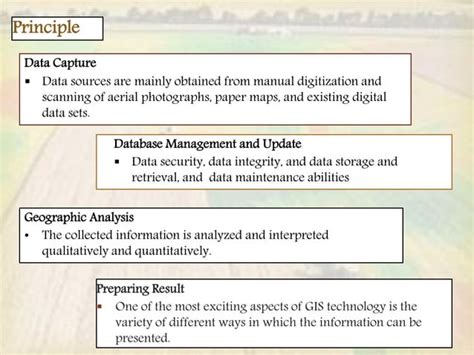 Geographic Information System Gis And Its Application In Precision Farming Pdf Agriculture