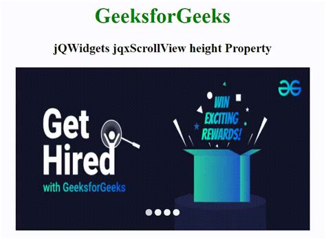 Jqwidgets Jqxscrollview Height Property Geeksforgeeks