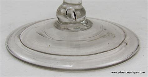 Adamson Antiques Early Baluster Wine Glass