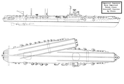 Improved Unryu Class Aircaft Carrier By Tzoli On Deviantart