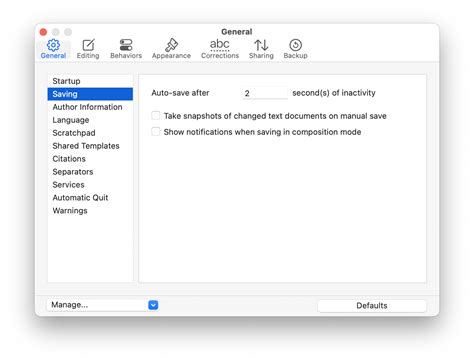 Saving Scrivener Projects Literature Latte