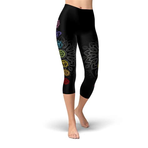 Original Chakras Leggings Chakra Yoga Pants Chakra Clothing Etsy