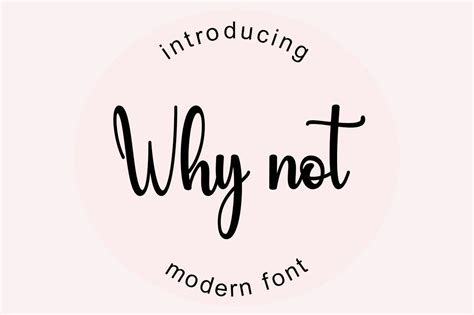 Why Not Font By Cavalera Creative · Creative Fabrica
