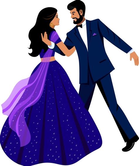 2970 Bride Groom Indian Wedding Illustration Royalty Free Images