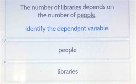 Solved The Number Of Libraries Depends On The Number Of People