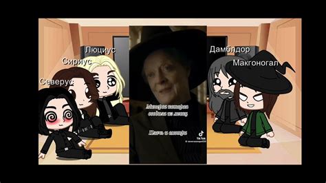 Реакция персонажей из гарри поттера на Северуса и Т и 3 часть Youtube