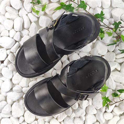 Mens Leather Sandals Brador