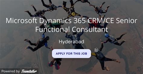 Microsoft Dynamics 365 Crm Ce Senior Functional Consultant Columbus India