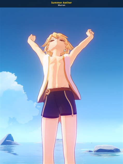 Summer Aether Genshin Impact Mods