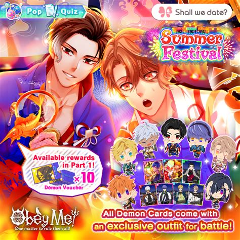 Summer Festival Obey Me Wiki Fandom