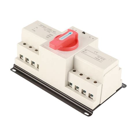 Interruptor De Transferencia Automática De Doble Potencia 4p 125a Nivel