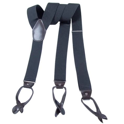 1pc Handsome Polyester Mens Shoulder Straps Suspender Y Back Suspender