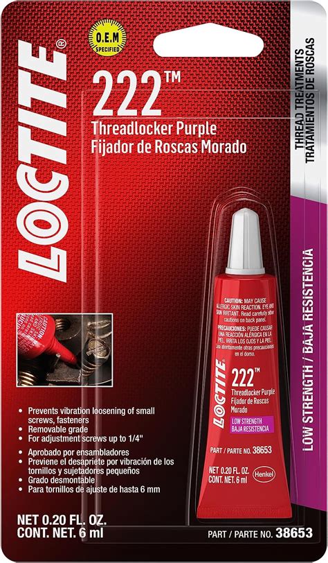 Loctite 555339 1 Pack Low Strength Thread Locker Amazon De Baumarkt