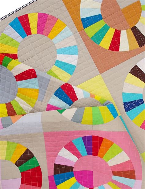 Color Wheel Quilt And Tutorial Red Pepper Quilts Circle Quilts
