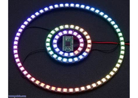 Adafruit 16 Ws2812 Led Neopixel Ring Robot Gear Australia