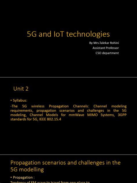 Unit 2 Ppt 2 Pdf Radio Propagation Extremely High Frequency