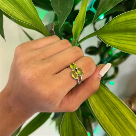 Natural Peridot Ring Amar Gems