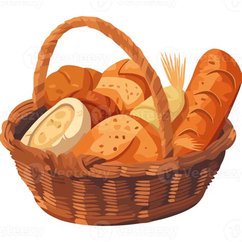 Bread Basket Clip Art 49026999 Png